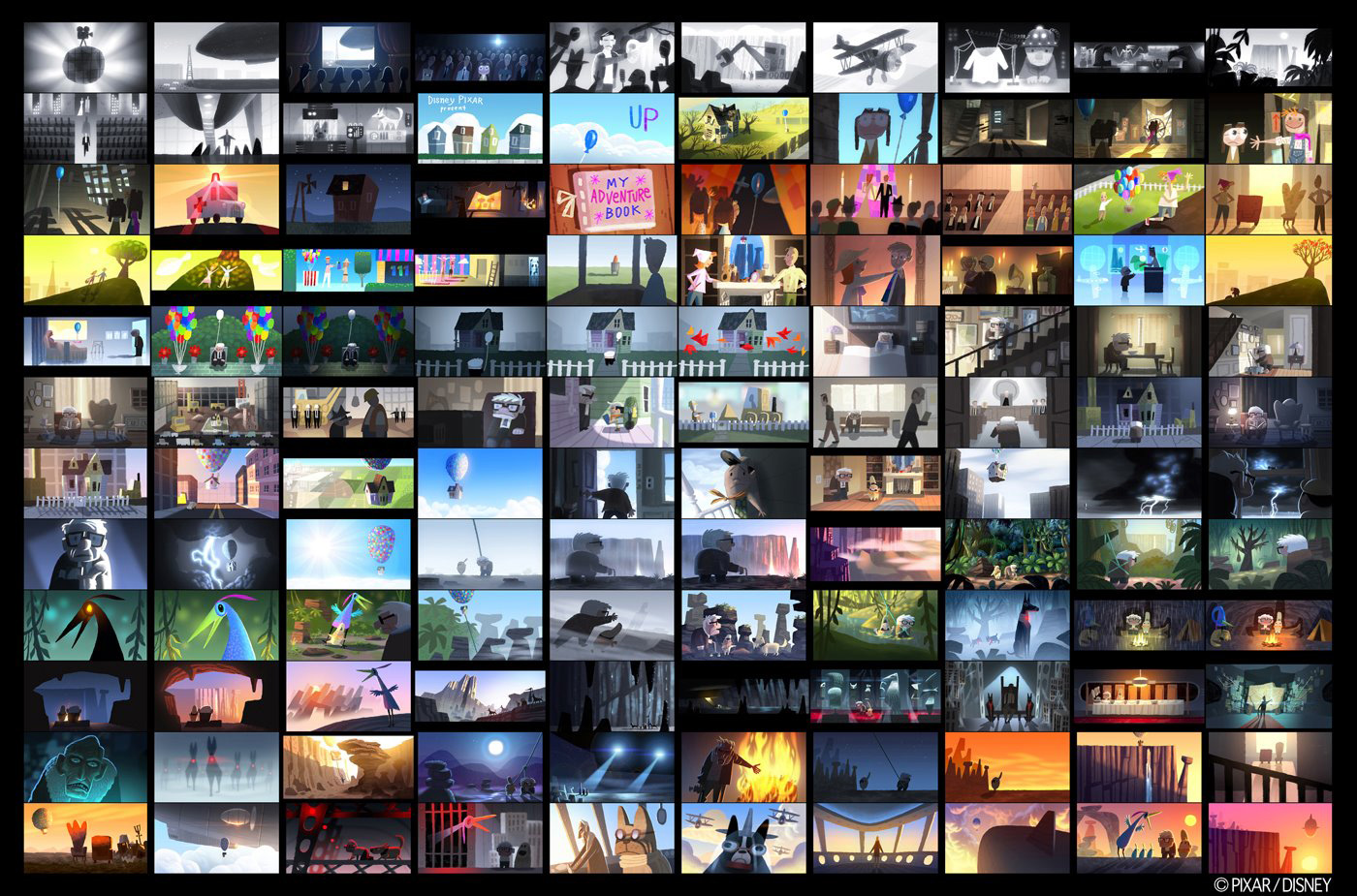 Lou Romano’s pre-production artwork for ‘Up’